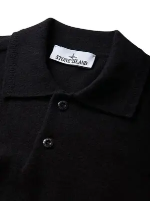 Stone Island Polo Sweater With Buttons Relaxed Fit