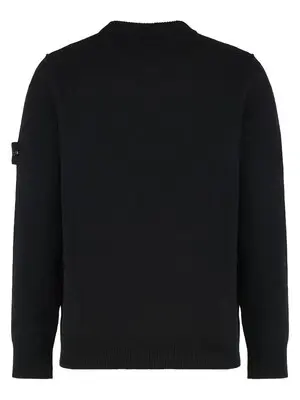 Stone Island Crew Neck Sweater - Black