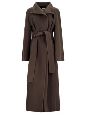 Khaite Romare Wool Coat - Brown