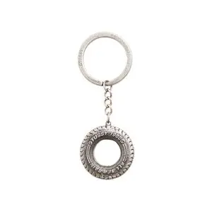 StÜssy Tire Keychain - Silver