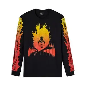 OVO X Marvel Ghost Rider Long-sleeve Tee - Black
