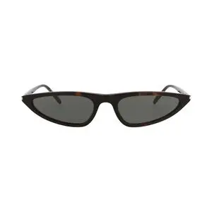 Saint Laurent Cat Eye-frame Recycled Acetate Sunglasses 'havana/grey - Brown