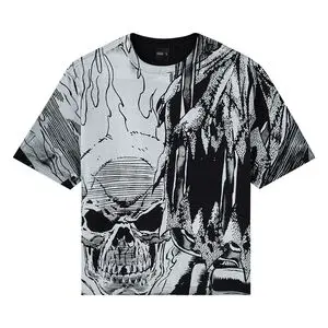 OVO X Marvel Ghost Rider Splash Page Tee - Black