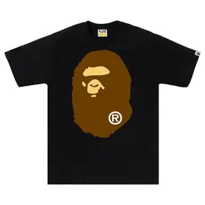 A BATHING APE Big Ape Head Tee - Black