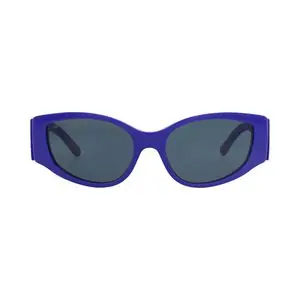 Balenciaga Cat Eye-frame Recycled Acetate Sunglasses - Blue