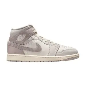 JORDAN Wmns 1 Mid Se 'light Iron Ore - Cream
