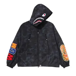 A BATHING APE Color Camo Reflective Ripstop Shark Full Zip Jacket