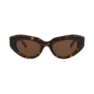 Balenciaga Cat Eye Sunglasses 'havana - Brown