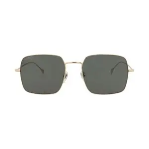 Gucci Square-frame Metal Sunglasses /grey - Gold