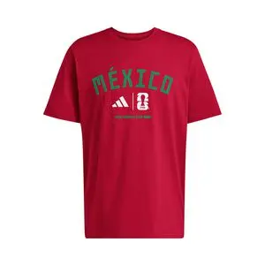 Adidas Fifa World Cup 26 Qualifier Tee Mexico 'team Power /soccr-wme-475 - Red