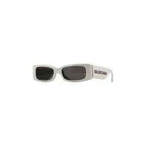 Balenciaga Rectangular Frame Sunglasses - White