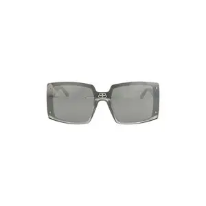 Balenciaga Square Frame Sunglasses 'ruthenium - Silver