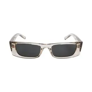 Saint Laurent Square Injection Sunglasses 'beige/grey - Tan