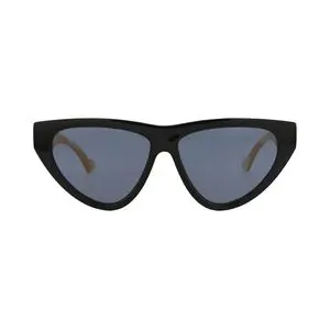 Gucci Cat Eye Sunglasses /ivory/blue - Black