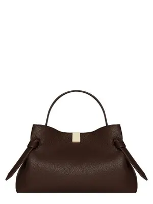 Yuzefi Borsa "gyoza" In Pelle - Brown