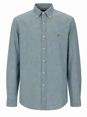 Polo Ralph Lauren Camicia Con Logo - Denim