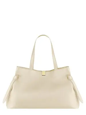 Yuzefi Borsa Tote "gyoza" In Pelle - Brown