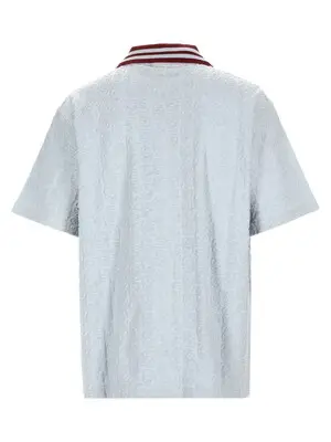 Drole De Monsieur Camicia Monogram In Cotone