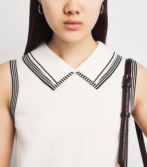 Claudie Pierlot Wool-blend Sailor Top