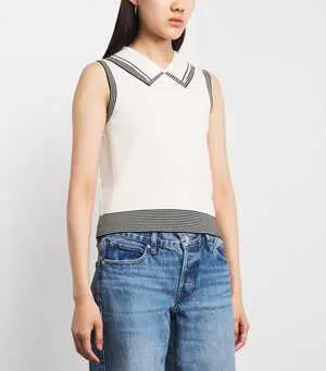 Claudie Pierlot Wool-blend Sailor Top