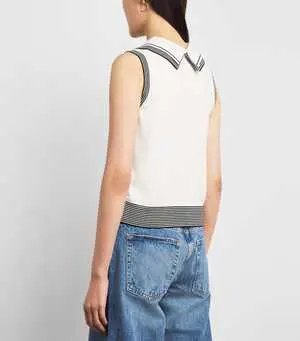 Claudie Pierlot Wool-blend Sailor Top