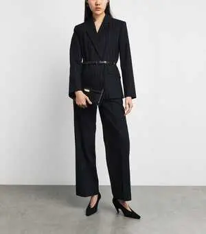 Claudie Pierlot Leather Charm Belt
