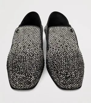 JIMMY CHOO Eliot Crystal-embellished Slippers