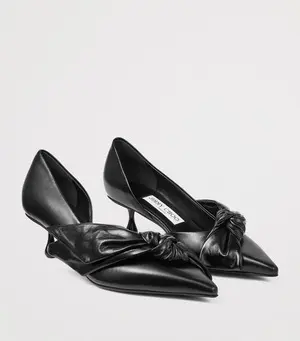 JIMMY CHOO Issy 50 Leather Pumps