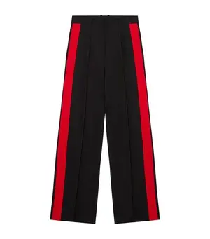 Loewe Tape-trim Tailored Trousers - Black