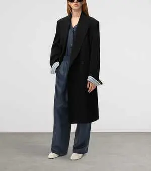 Loewe Silk-blend Logo Waistband Trousers