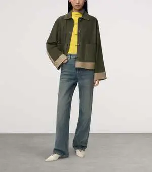 Loewe Suede And Leather Panelled Jacket