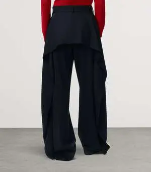 Loewe Wool-blend Pleated Trousers