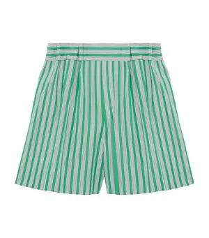 Loewe Stripe Shorts - Green