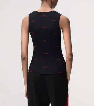 Loewe Embroidered Logo Tank Top