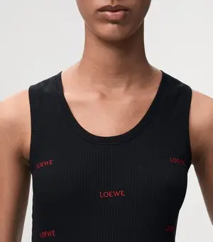 Loewe Embroidered Logo Tank Top