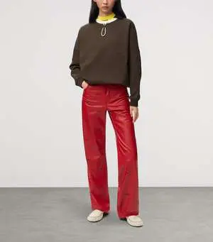 Loewe Cotton-blend Drawstring Sweatshirt