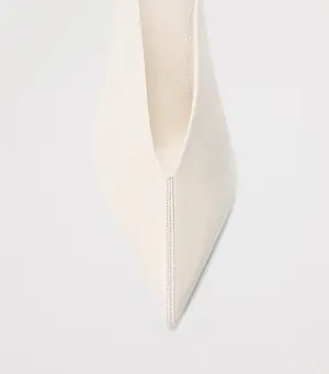 Loewe Lambskin Origami Cubic Slingback Pumps 45
