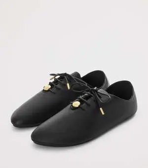 Loewe Leather Pebble Soft Lace-up Shoes