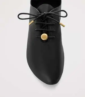 Loewe Leather Pebble Soft Lace-up Shoes