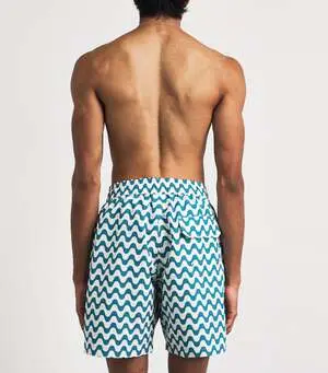 Frescobol Carioca Printed Santos Swim Shorts