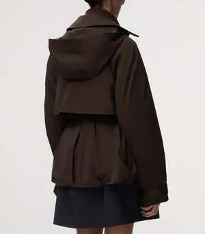 Loewe Cotton Belted Short Trench Coat