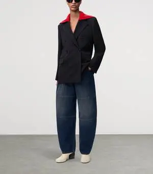 Loewe Mid-rise Barrel-leg Jeans