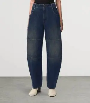 Loewe Mid-rise Barrel-leg Jeans