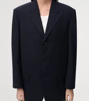 Loewe Wool Single-breasted Blazer