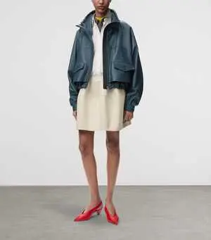 Loewe Lambskin Bomber Jacket