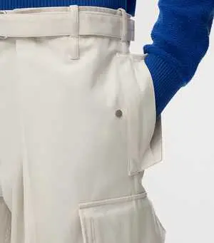 Loewe Cotton-silk Cargo Trousers