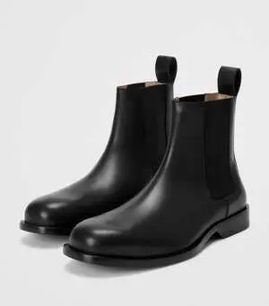 Loewe Leather Bobine Chelsea Ankle Boots