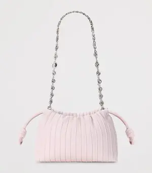 Loewe Mini Pleated Leather Shoulder Bag