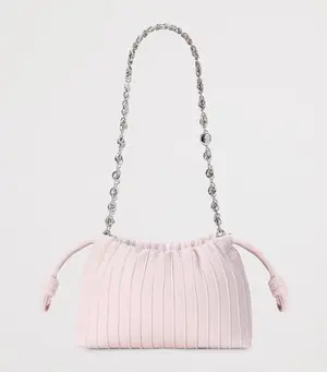 Loewe Mini Pleated Leather Shoulder Bag