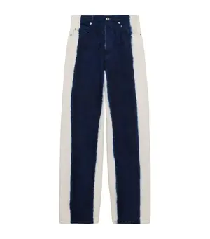 Loewe Trompe-l'oeil-effect Straight Jeans - White